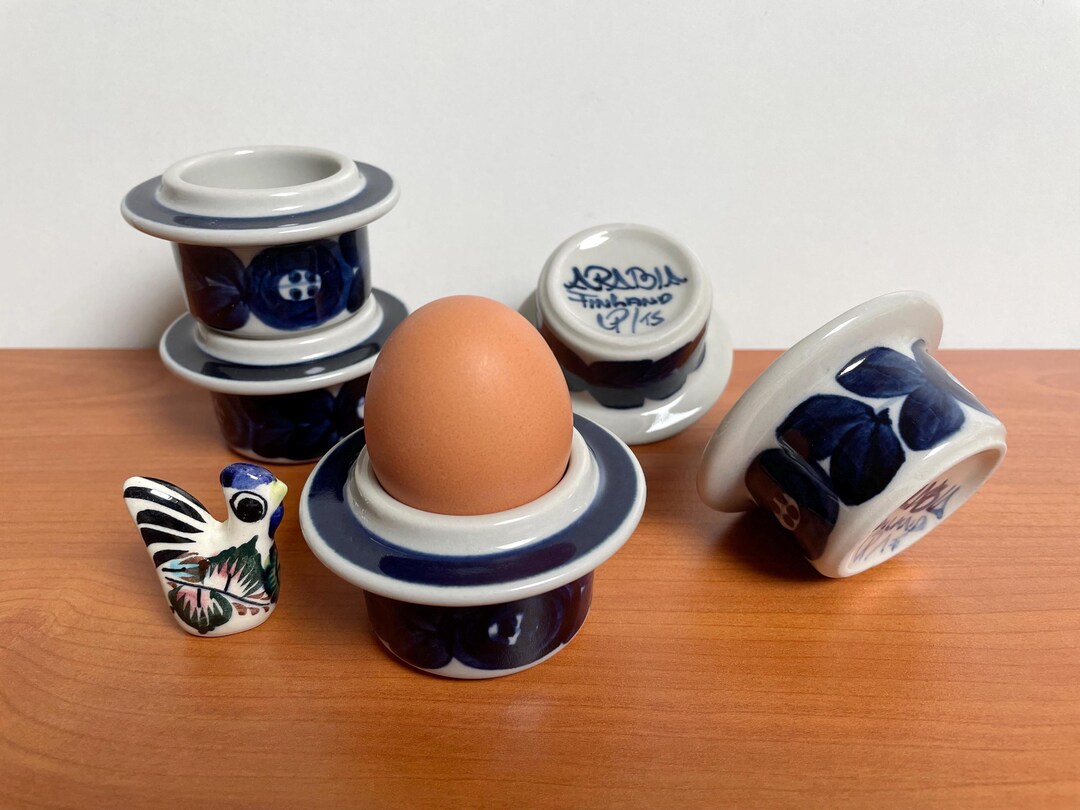 Arabia Anemone Egg Cup Designed by Ulla Procopé, Made in Finland, Ulla ...