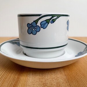Rörstrand Ingrid Coffee Cup / Tea Cup With Saucer, Design Jackie Lynd, Made in Sweden, Rorstrand ...