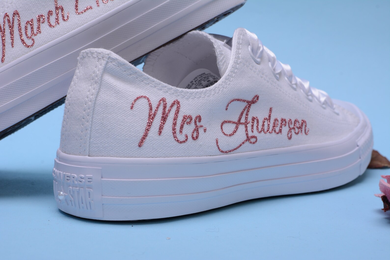 Personalized Wedding Converse Personalised Bridal Converse - Etsy