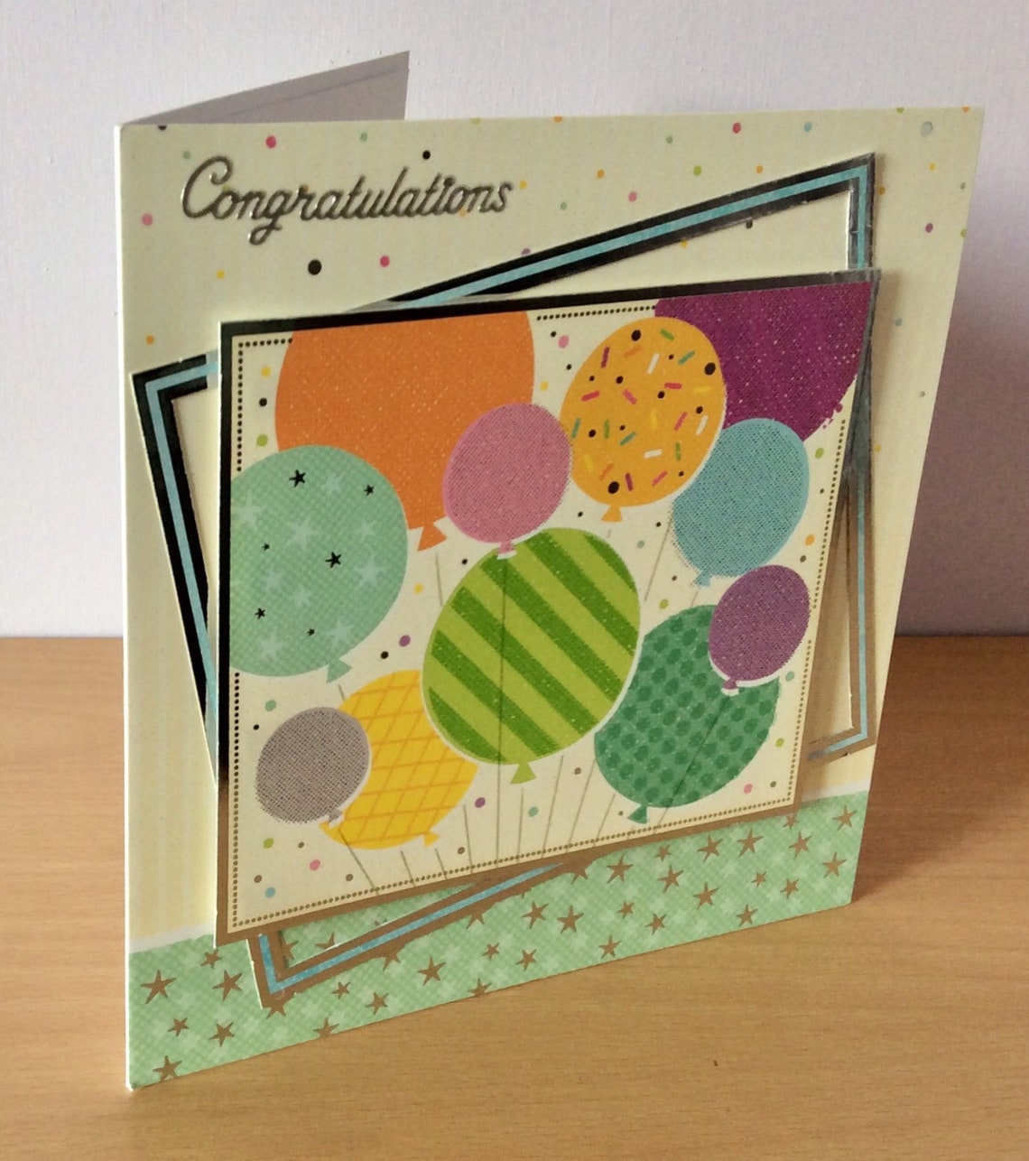 Handmade Congratulations Card for Him or Her Celebration - Etsy UK