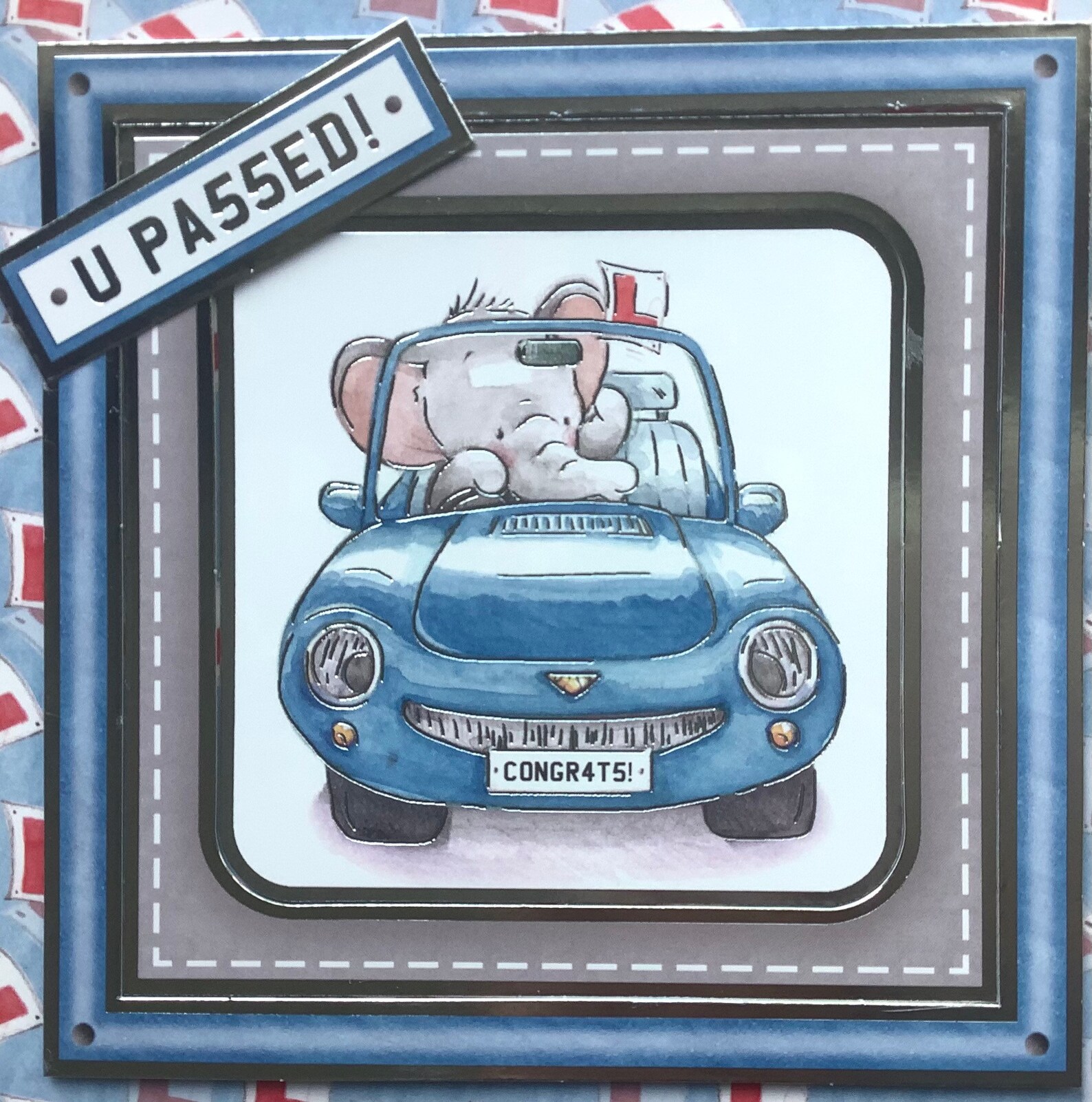 Handmade Congratulations on Passing Your Driving Test Card, for Him or ...