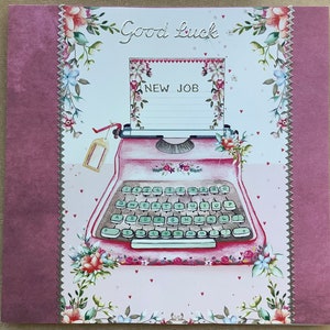 Handmade Congratulation Card, New Job Card for Family and Friends - Etsy