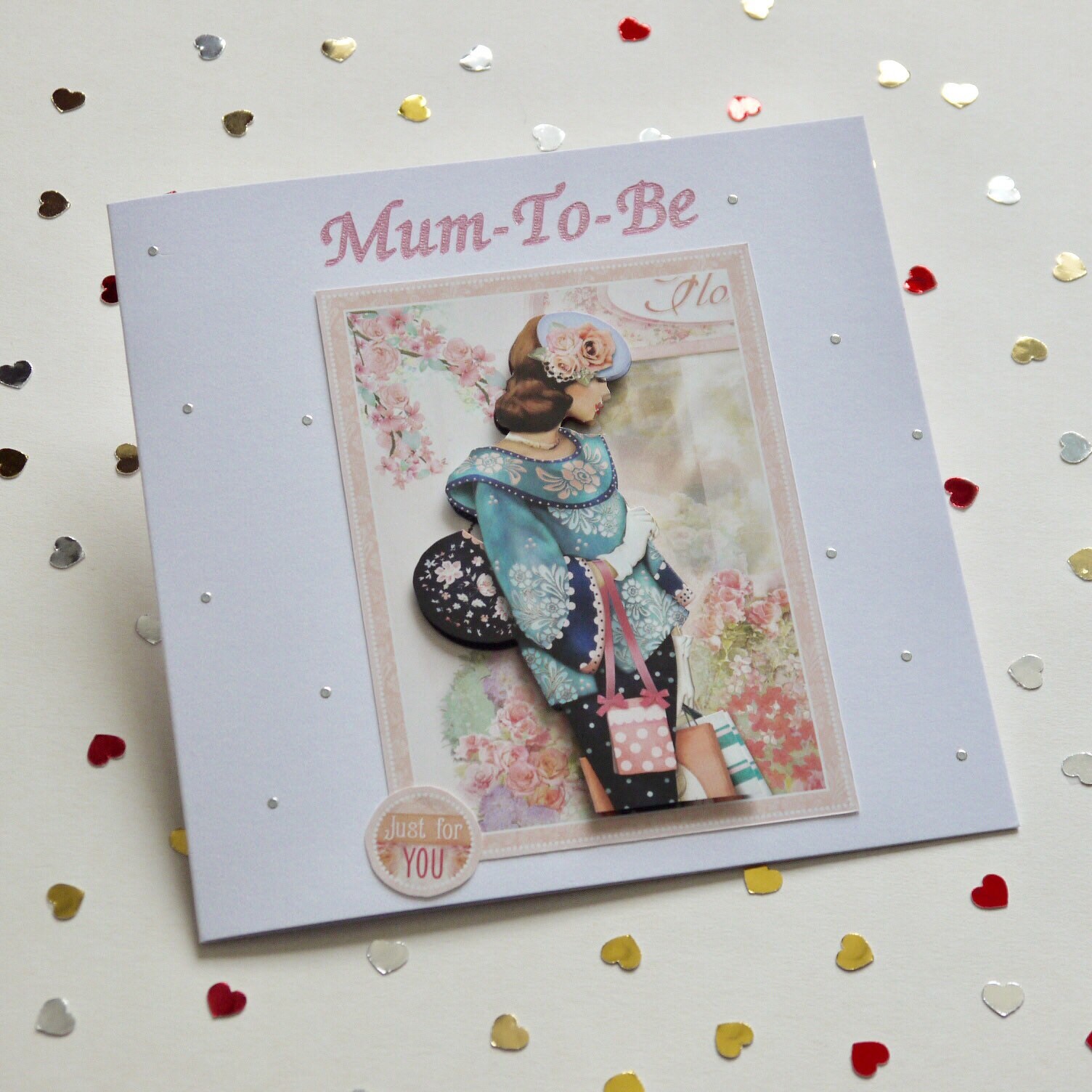 Handmade Mum-To-Be Card for Her Card for Friend or Family | Etsy