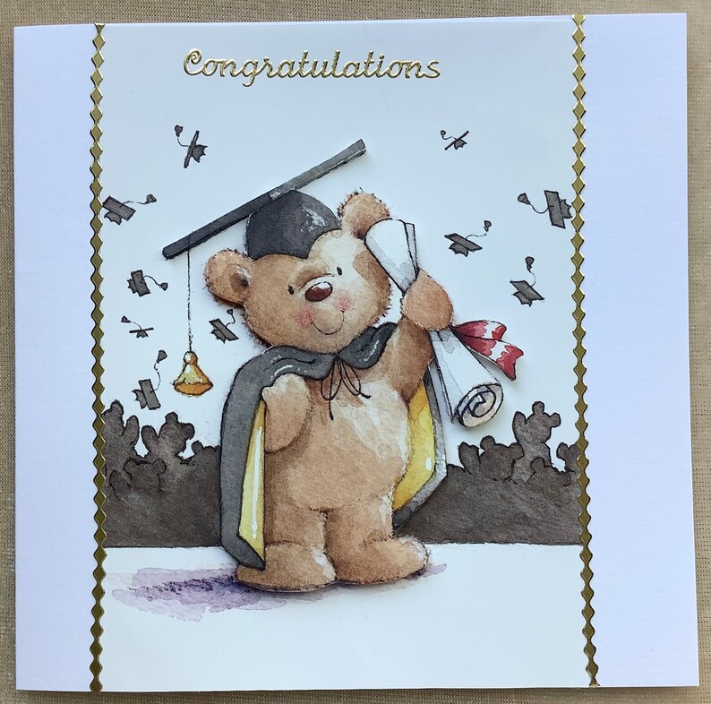 Handmade Congratulations Card for Him or Her Exam Success - Etsy