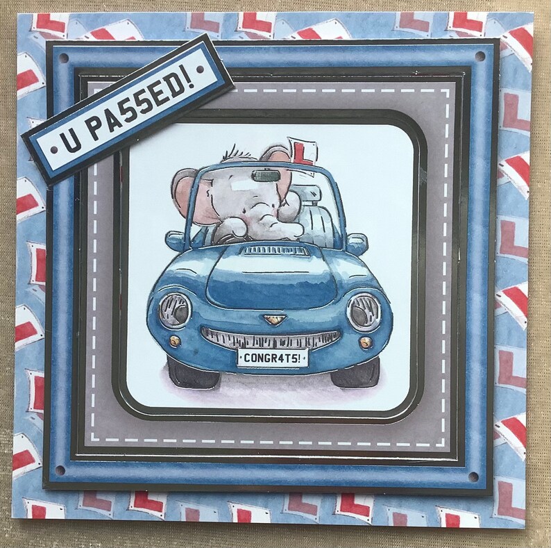 Handmade Congratulations on Passing Your Driving Test Card, for Him or ...