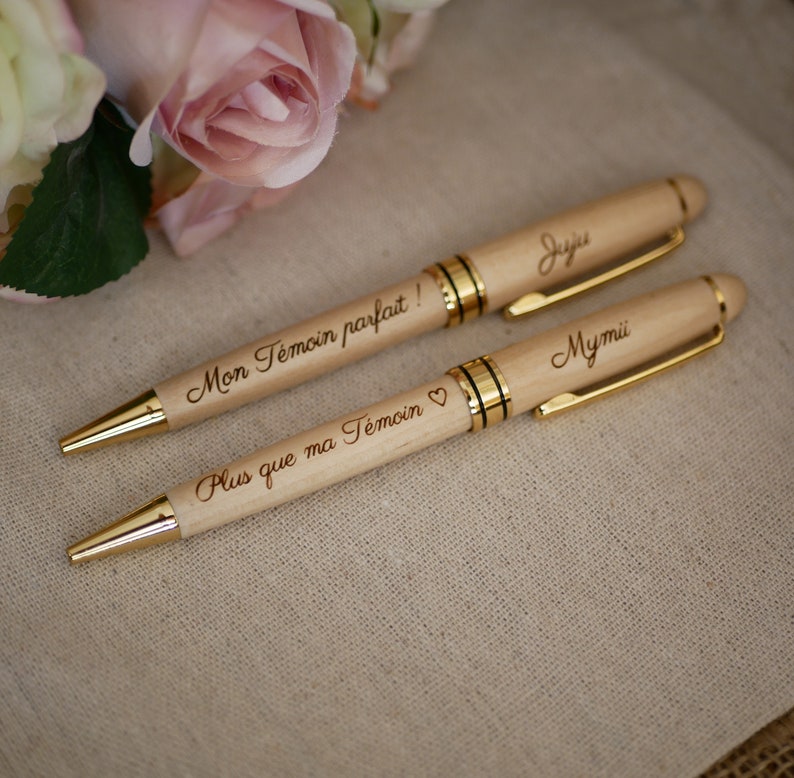 Personalized Wood Pen Engraving Name Custom Gift Woman Man | Etsy
