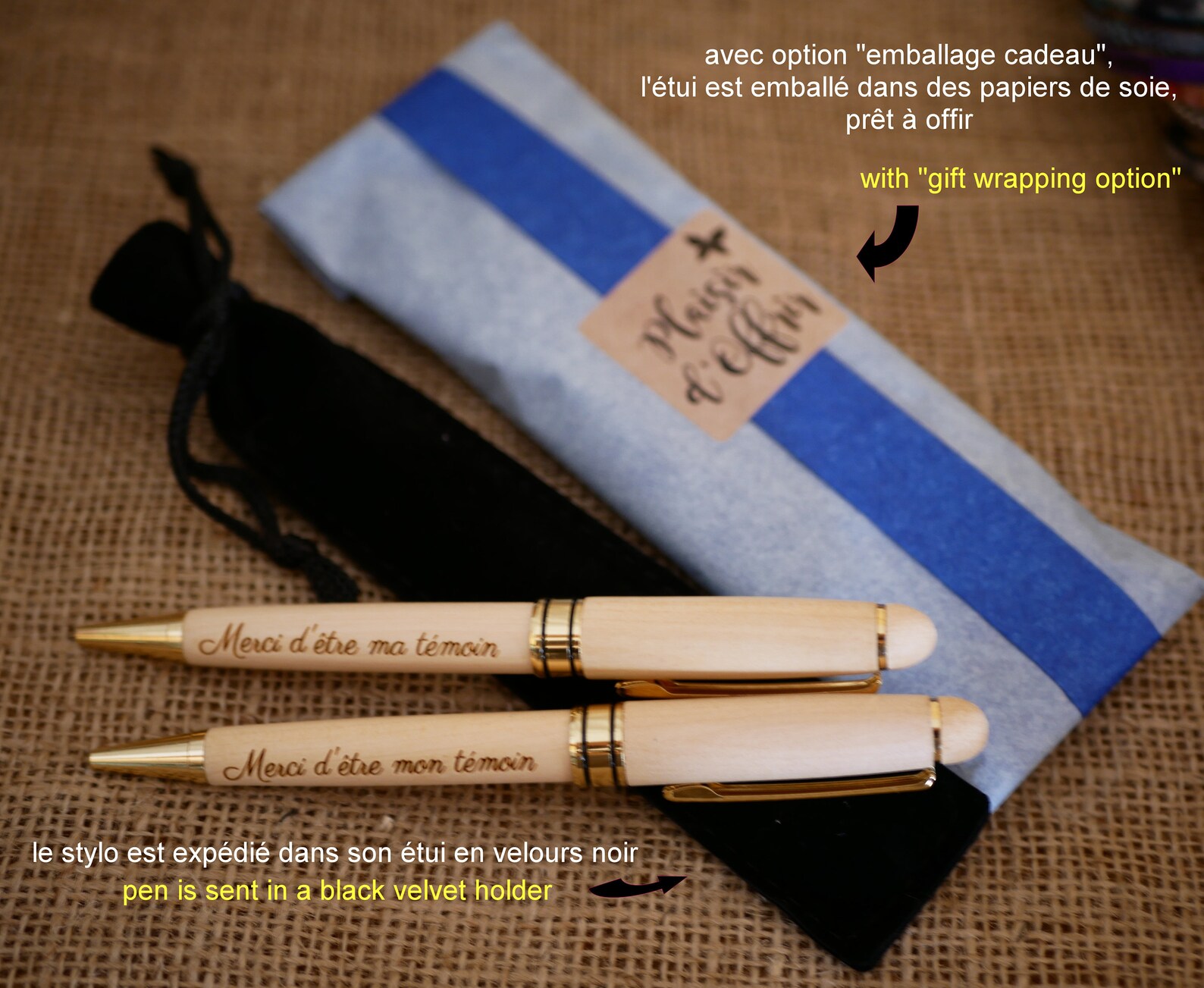 Personalized Wood Pen Engraving Name Custom Gift Woman Man | Etsy