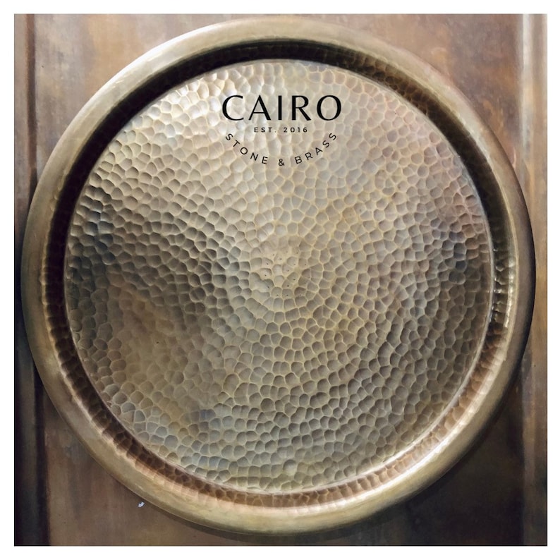 Antiqued Cheetah Tray, Hammered Moroccan Brass Tray, Moroccan Brass ...
