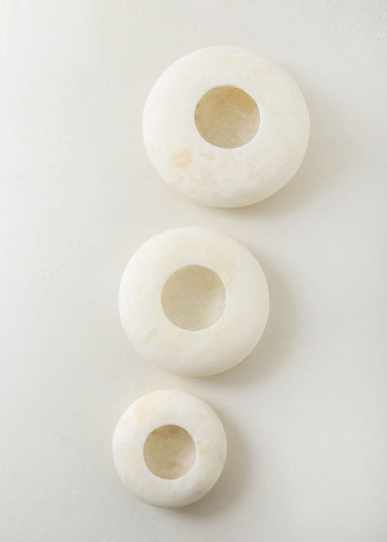 Egyptian Flat Alabaster Stone, Alabaster Candle Holder, Middle East ...