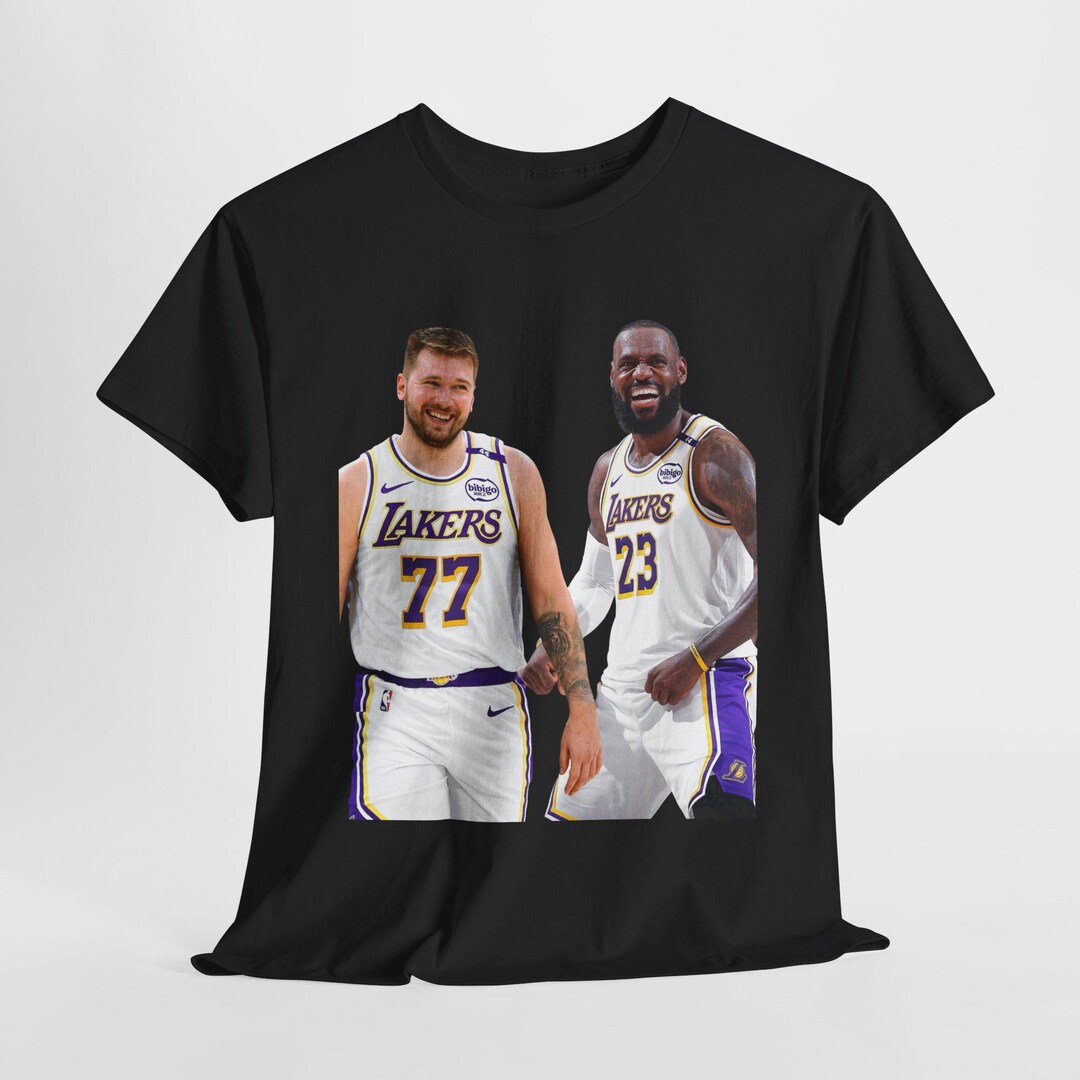 Luka Doncic Lebron James Tee Luka Doncic T Shirt Lakeshow Tee Luka ...