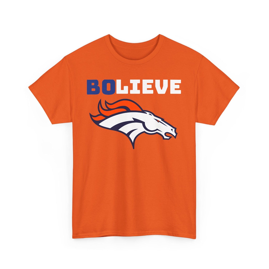 Denver Broncos Bolieve Shirt Bo Nix Denver Broncos T Shirt - Etsy