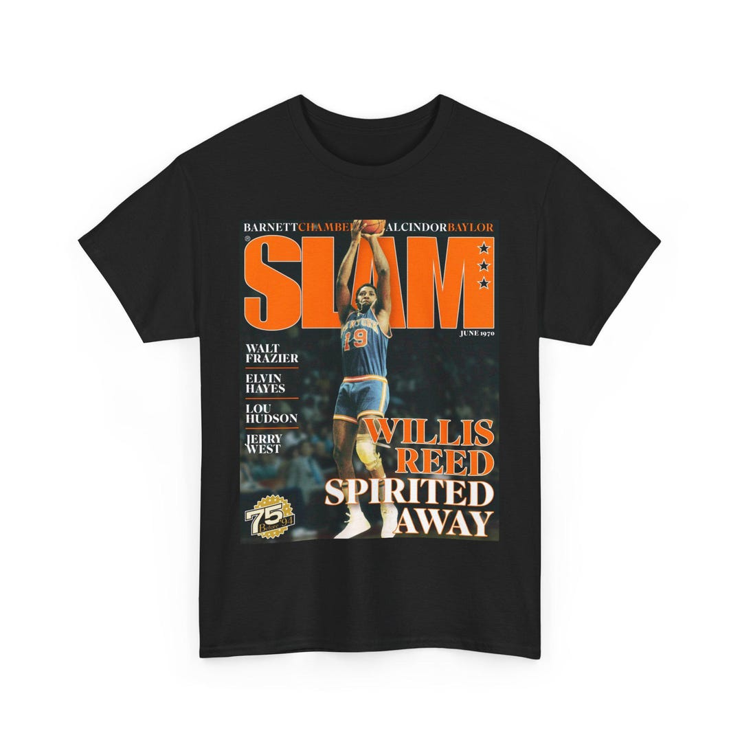 Willis Reed SLAM Magazine Cover T Shirt 90s Tee New York Knicks Tee ...