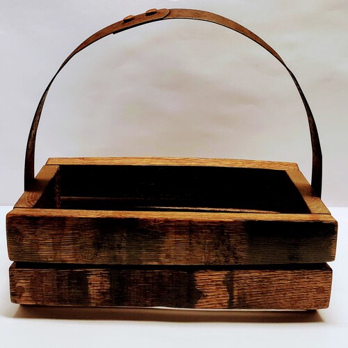 Barrel Stave Basket - Etsy