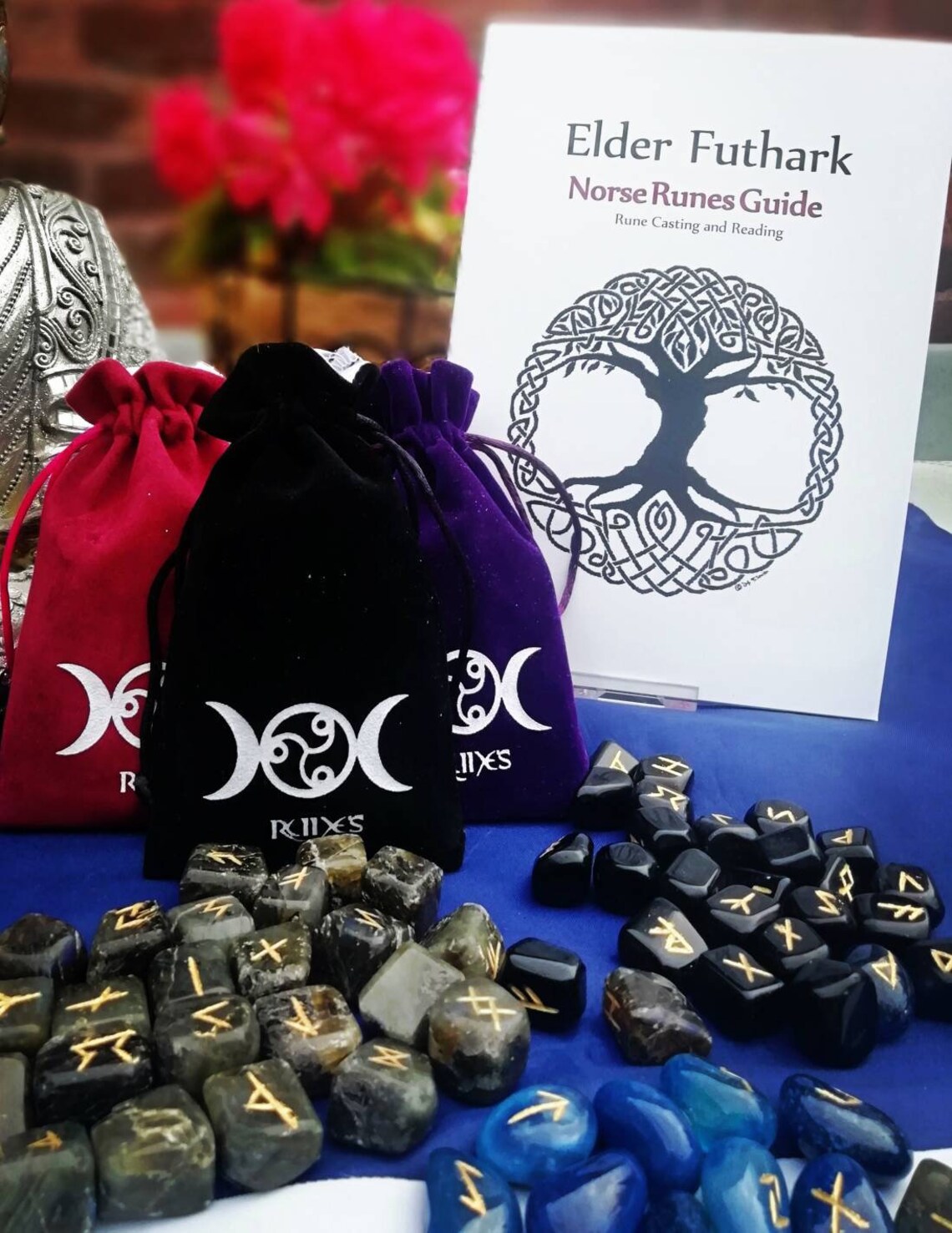 Rune Stones Gift Set Includes 21 Page Guide Book and Free - Etsy