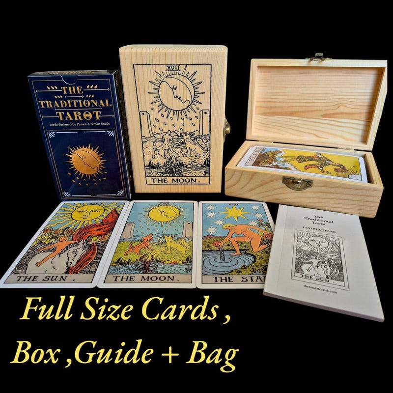 Tarot Card Beautiful Box - Etsy UK