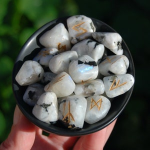 Rune Stones Gift Set Includes 21 Page Guide Book and Free Bag ...