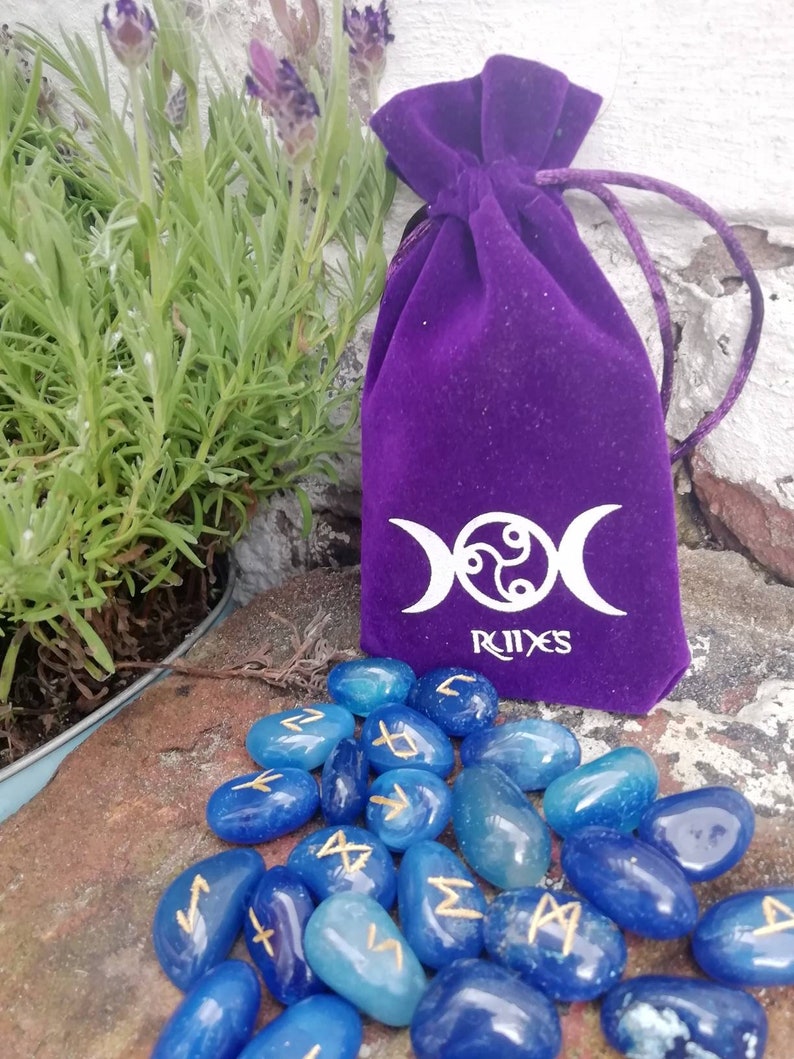 Rune Stones Gift Set Includes 21 Page Guide Book and Free - Etsy