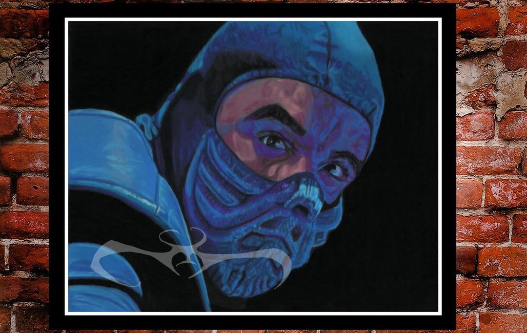 Subzero Mortal Kombat 1995 Movie Artwork Canvas or Print - Etsy