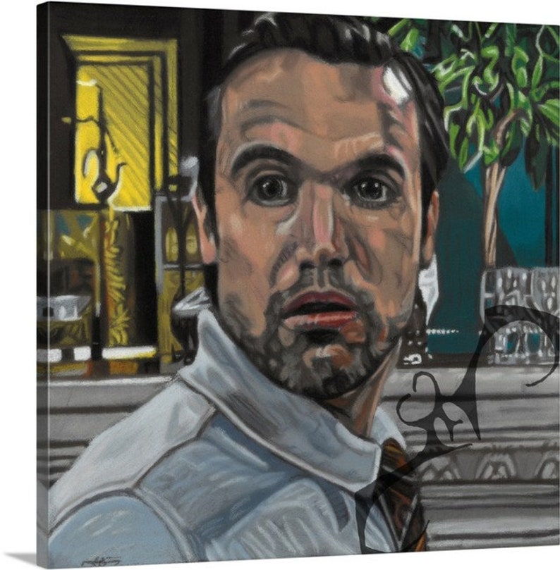 Mac and Charlie Stare Its Always Sunny in Philadelphia Two Canvas ...