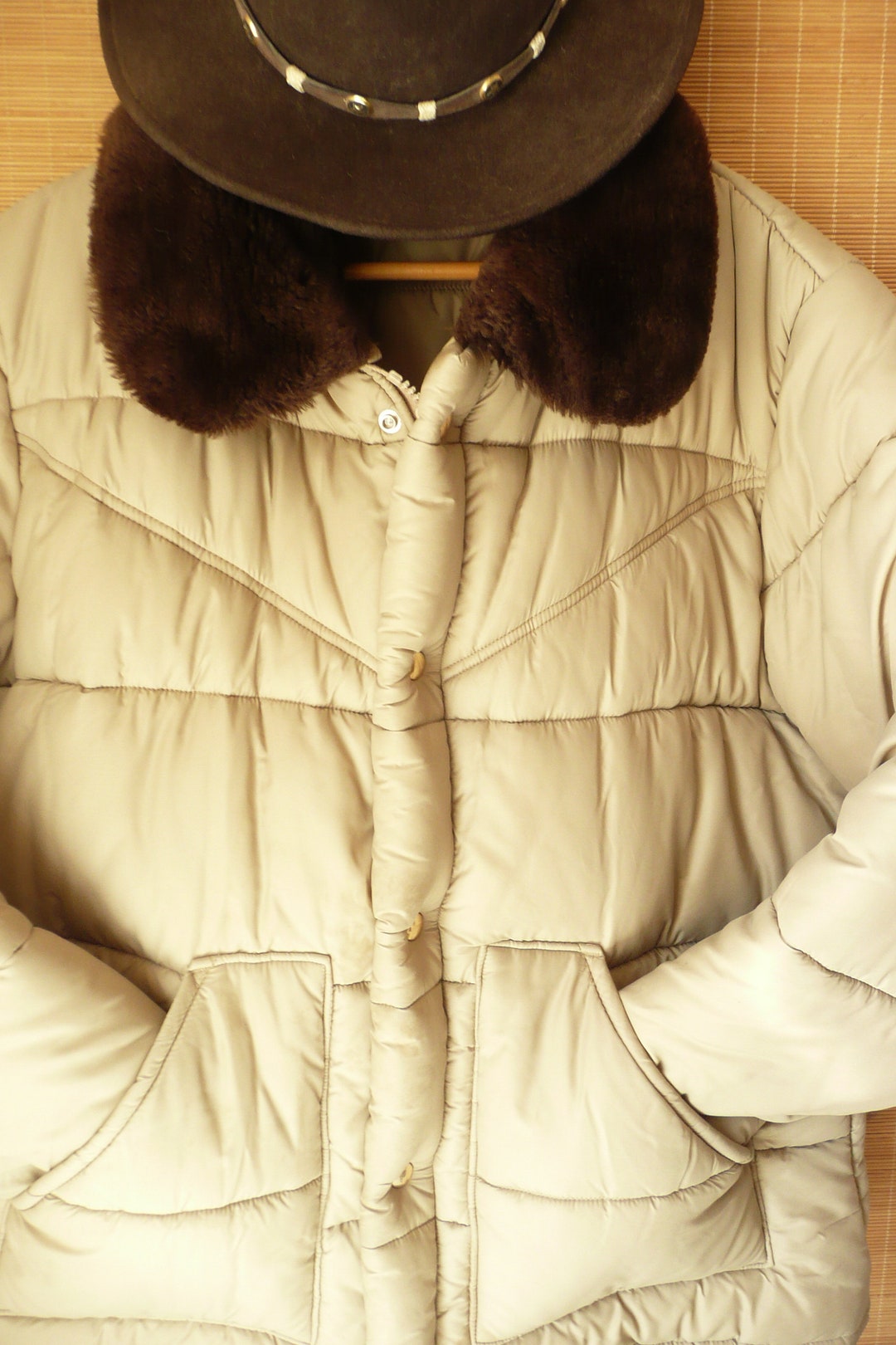 Rancher Jacket, Puffy, Faux Fur Collar, Winter Wear, Farm, Horseman ...