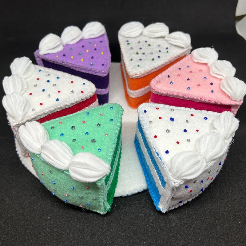 Felt Food Cake Slices - Etsy