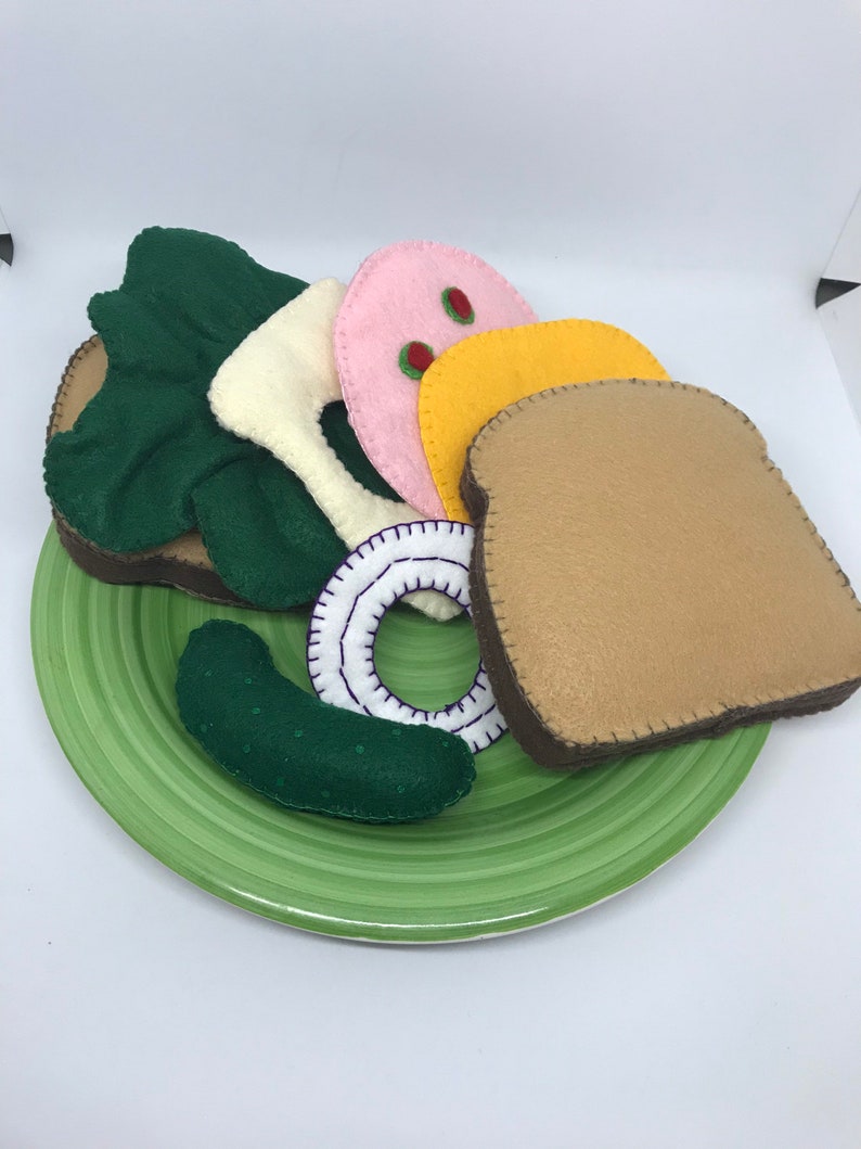 Felt Play Food Sandwich Set - Etsy