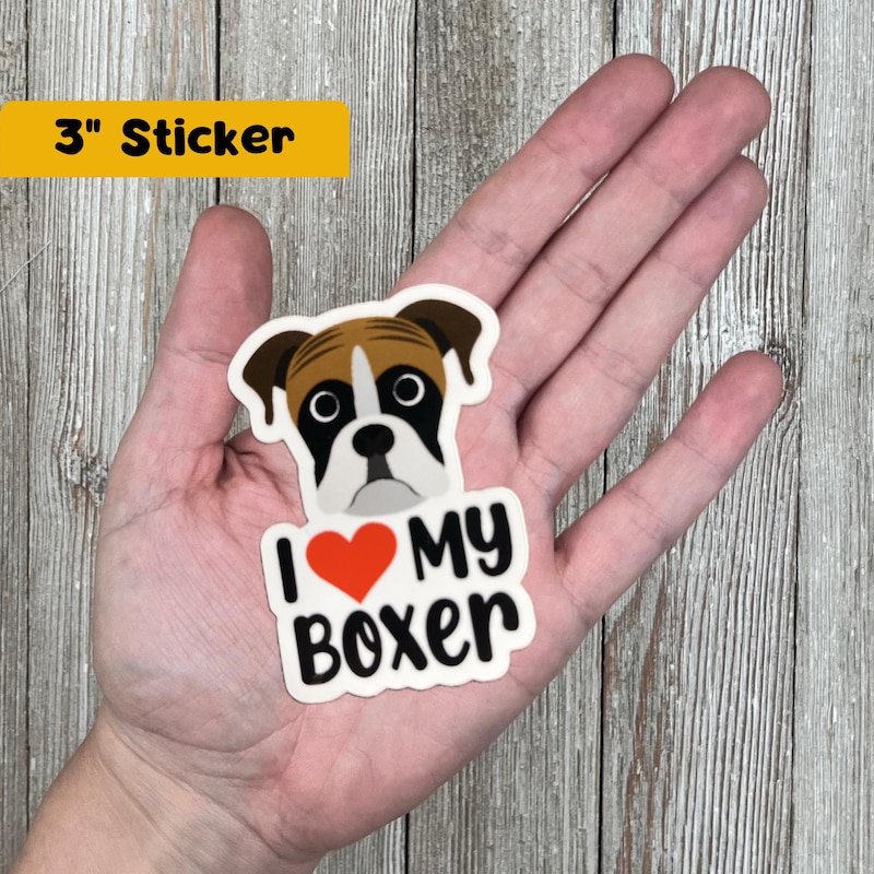 I Love My Boxer - Etsy