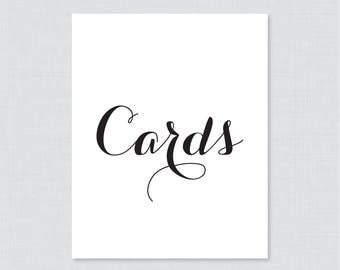Printable Wedding Cards Banner Sign / Wedding Cards & Gifts - Etsy