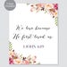 Printable Bible Verse Sign - Pink Floral Wedding Decor - We Love ...