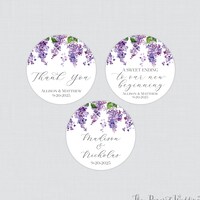 Wedding Custom Stickers Custom Labels Circle Logo Labels Wedding ...