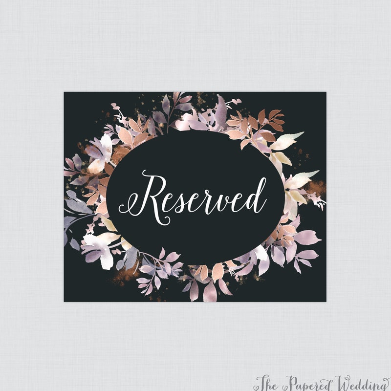 Letreros de mesa reservados - Etsy México