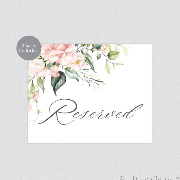 Reserved Table Sign - Etsy