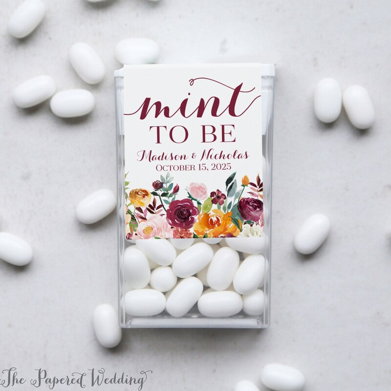 Tic Tac Label - Etsy