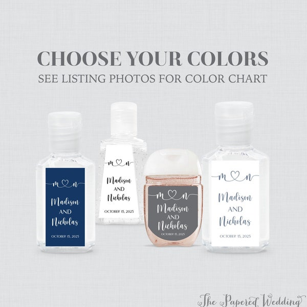 Hand Sanitzer Labels - Etsy