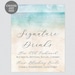 Printable Beach Signature Drinks Sign - Watercolor Beach Themed Wedding ...