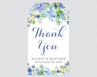 Blue Wedding Tags - Etsy