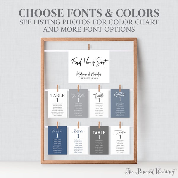 Seating Chart - Etsy