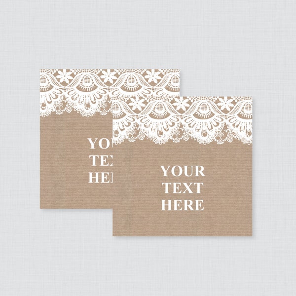 Burlap With Lace - Etsy