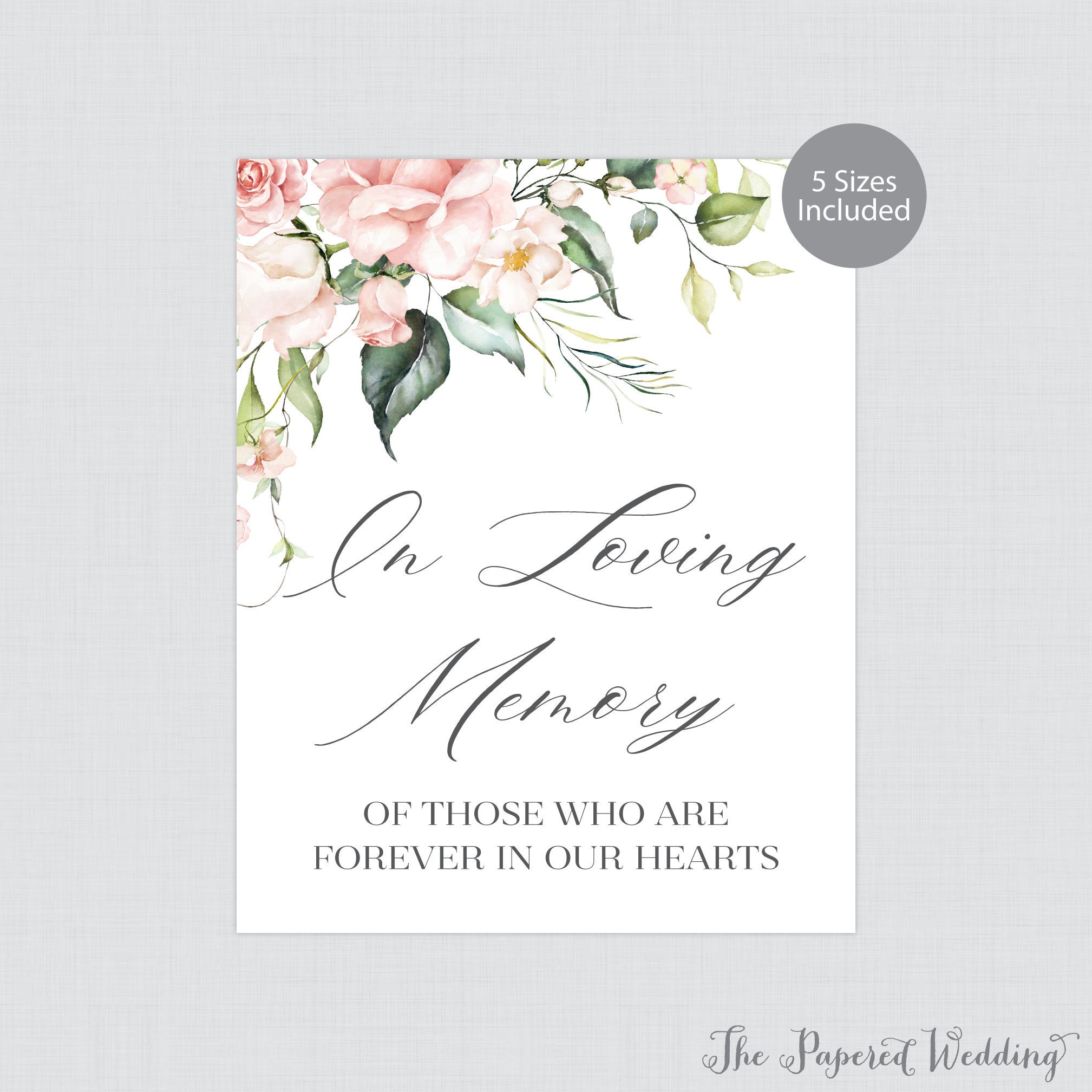 In Loving Memory Flowers