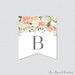 Printable Wedding Banner Peach Floral Wedding Banners With ALL Letters ...