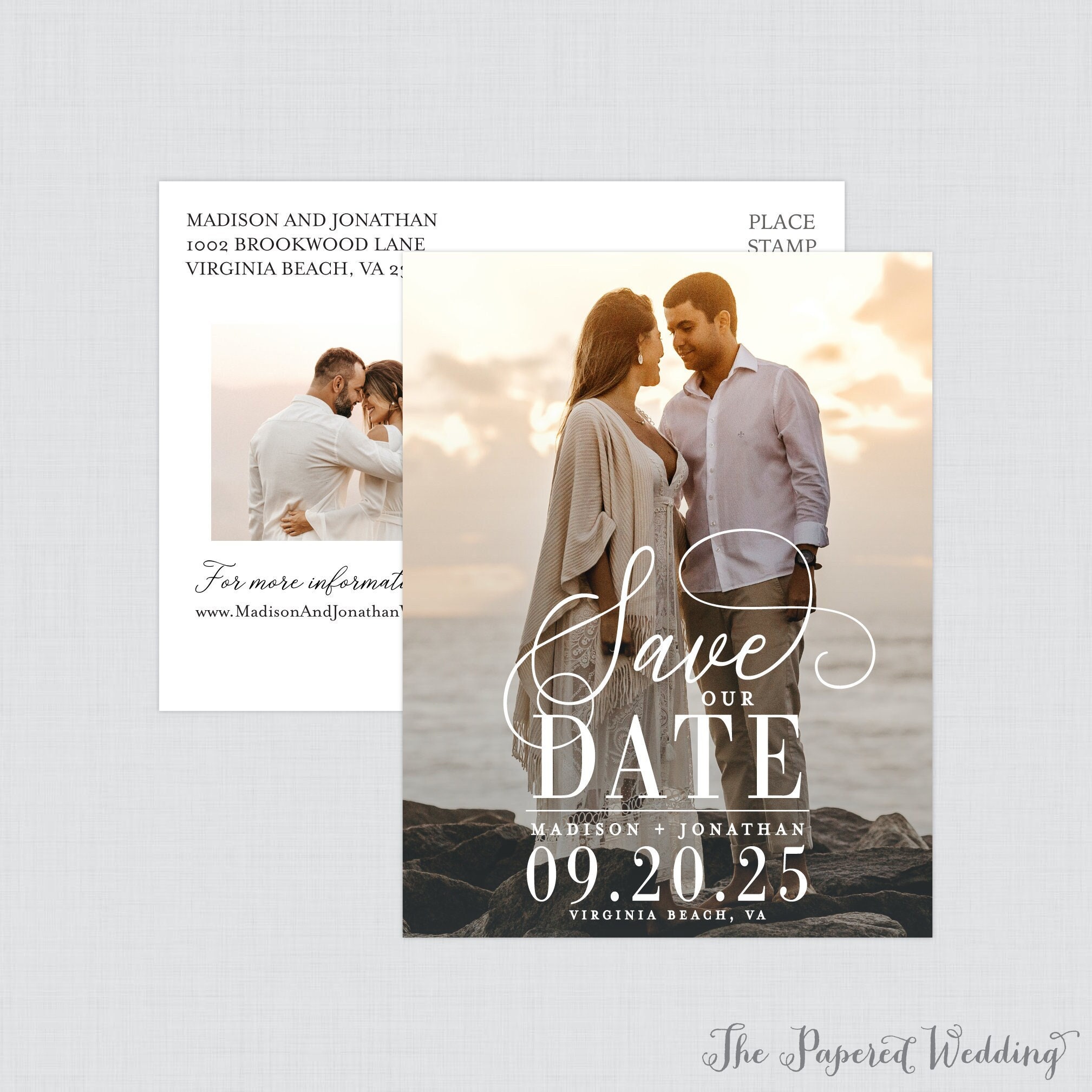 Save The Date Postcards Wording