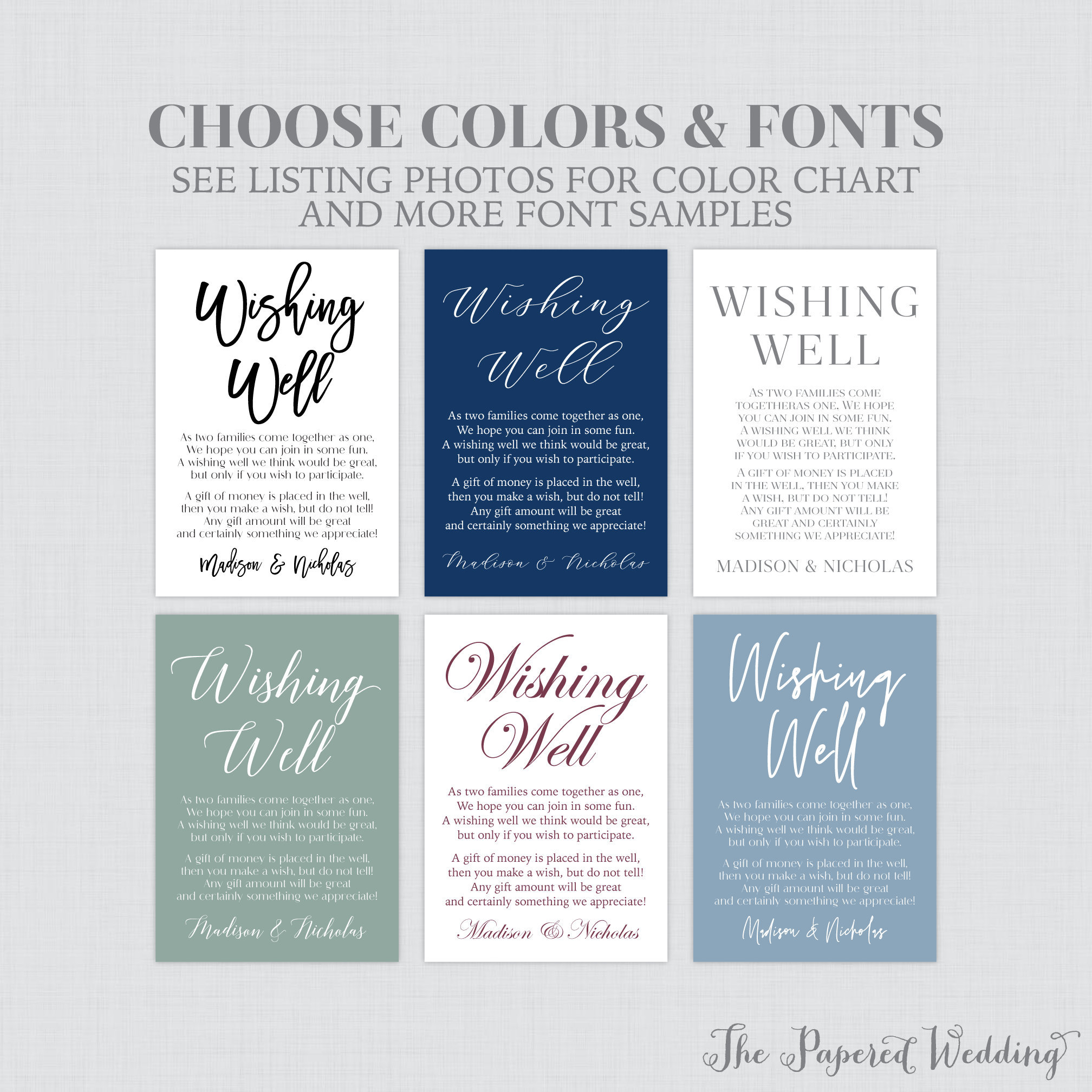 How to say cash only on wedding invitation | Honestweddingadvice.com