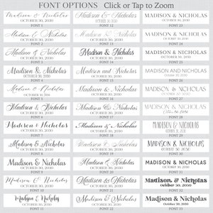 Printed OR Printable Wedding Seating Chart - Choose Your Flowers, Fonts ...
