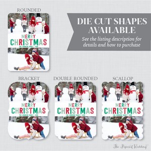 Printable OR Printed Red and Green Christmas Cards Fun Mixed - Etsy