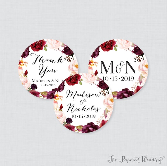 Personalized wedding stickers 60 photos - Astyledwedding.com