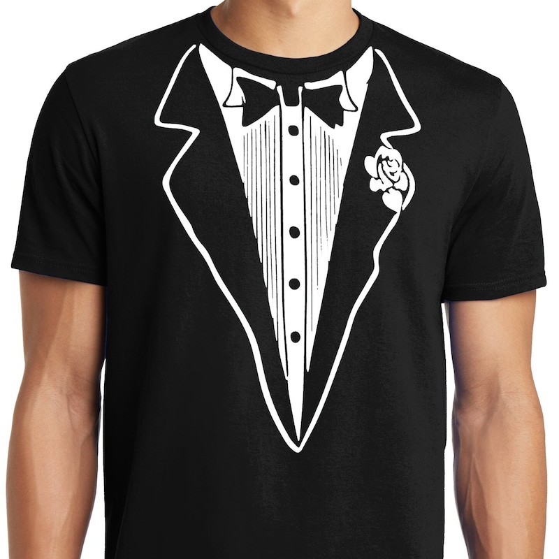 Tuxedo T Shirts - Etsy