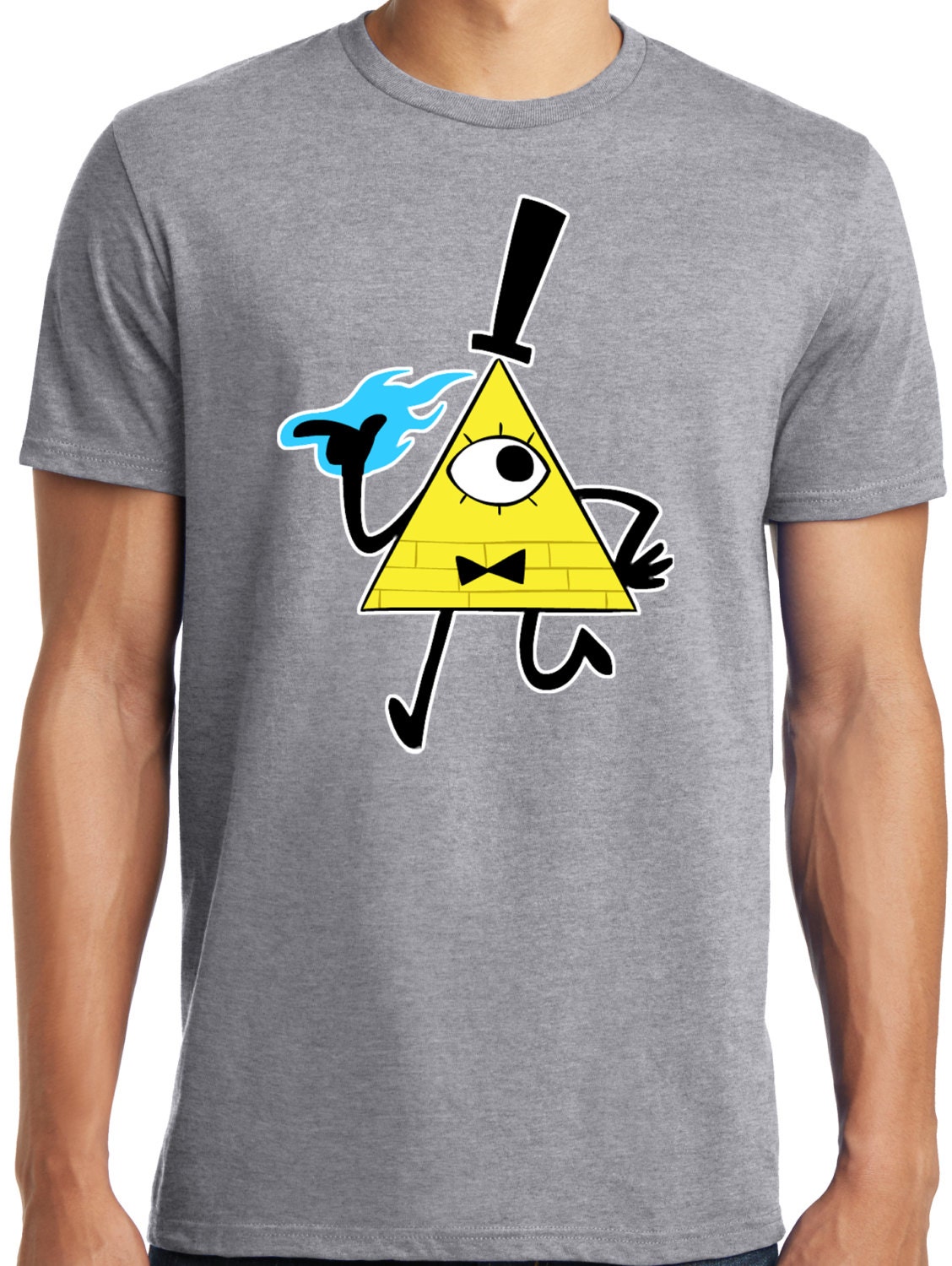 Publiciteez Gravity Falls Bill Cipher Walking Adult T-shirt - Etsy