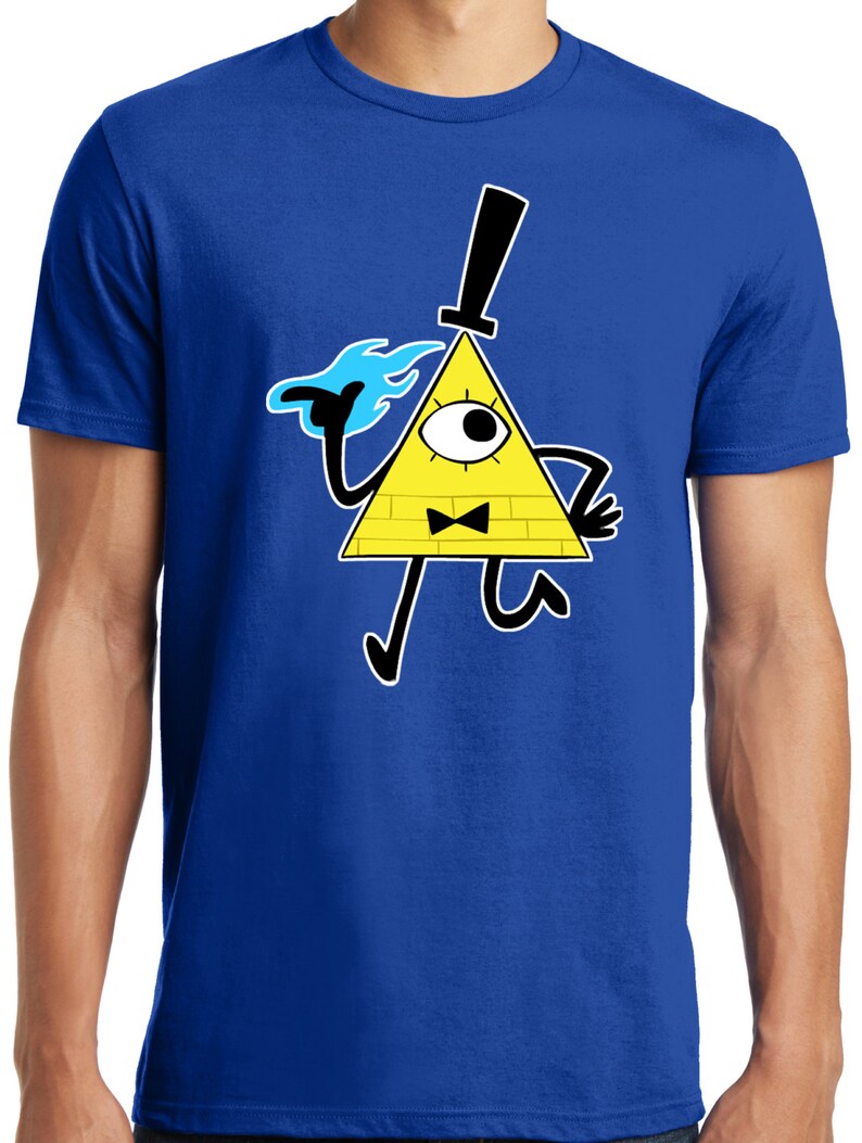 Publiciteez Gravity Falls Bill Cipher Walking Adult T-shirt - Etsy