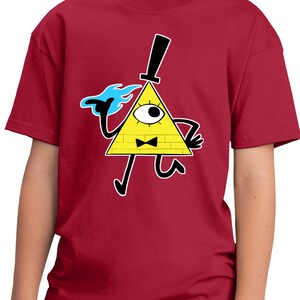 Publiciteez Bill Cipher Walking Gravity Falls Youth T-shirt - Etsy