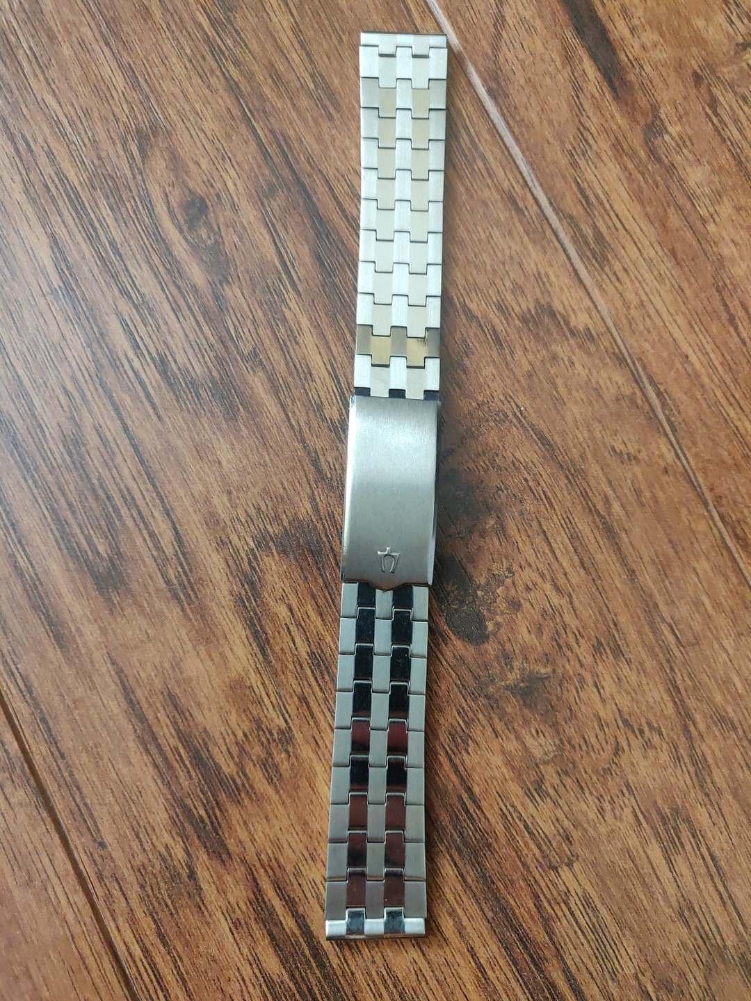 Bulova 17mm Stainless Steel Bulova Fold Over Straight Ends Watchbands ...